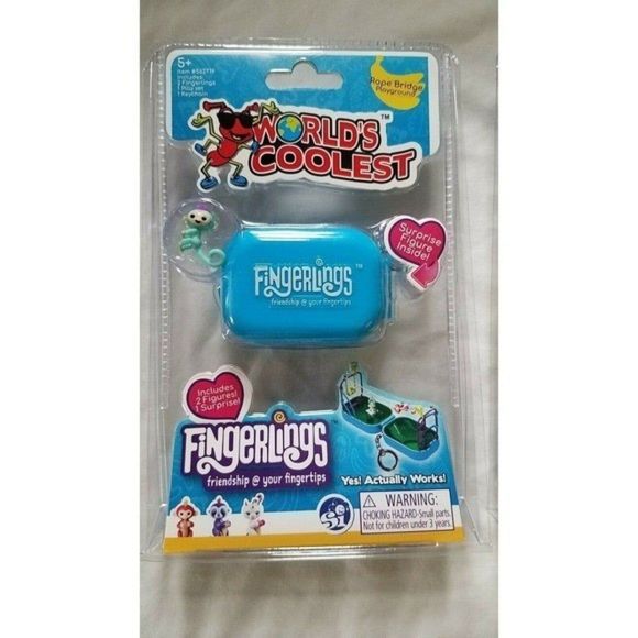 Fingerlings | Toys | Worlds Coolest Fingerlings Monkeys Playground Blue ...